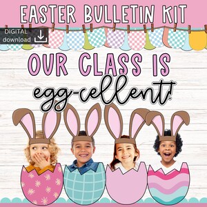 Easter Bulletin Board | Easter Egg Bulletin Board | Bunny Rabbit ...