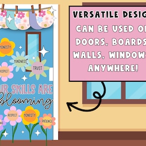 Spring Bulletin Board | March Bulletin Board | Editable Bulletin Board ...