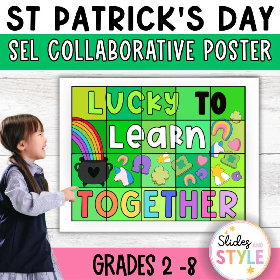 Lucky Charms Collaborative Poster | St Patrick’s Day Bulletin Board ...