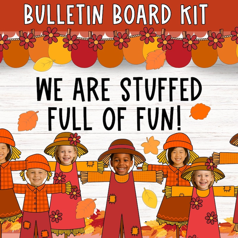 Fall Scarecrow Bulletin Board - Etsy