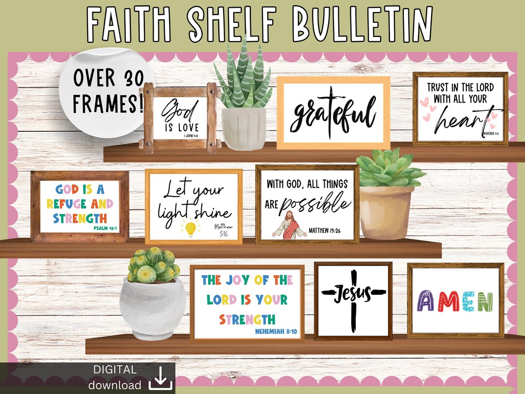 Faith Bulletin Board | Jesus Bulletin Board | Church Bulletin Board ...