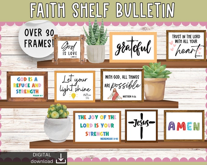 Fruit of the Spirit Bulletin Board Christian Classroom Decoration - Etsy