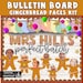 Gingerbread Bulletin Board Christmas Classroom Decor Festive Bulletin ...