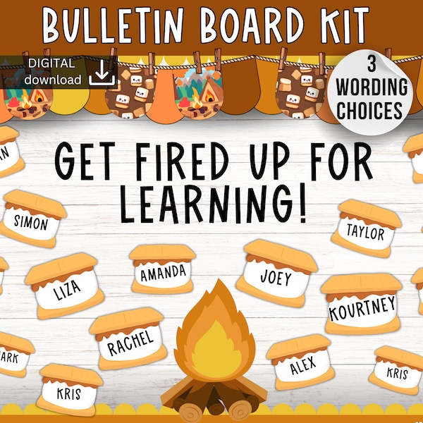 Smore Learning Bulletin Board - Etsy