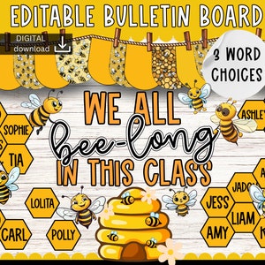 Bee Bulletin Board - Etsy