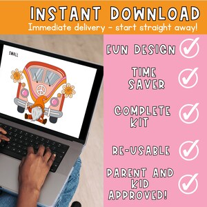 Groovy Fall Bulletin Board Kit | Retro Pumpkin Bulletin Board | Groovy ...