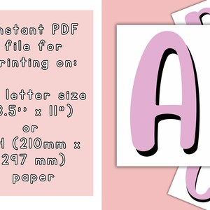 Alphabet Bulletin Board Kit | Pastel Bulletin Lettering Decor | Boho ...