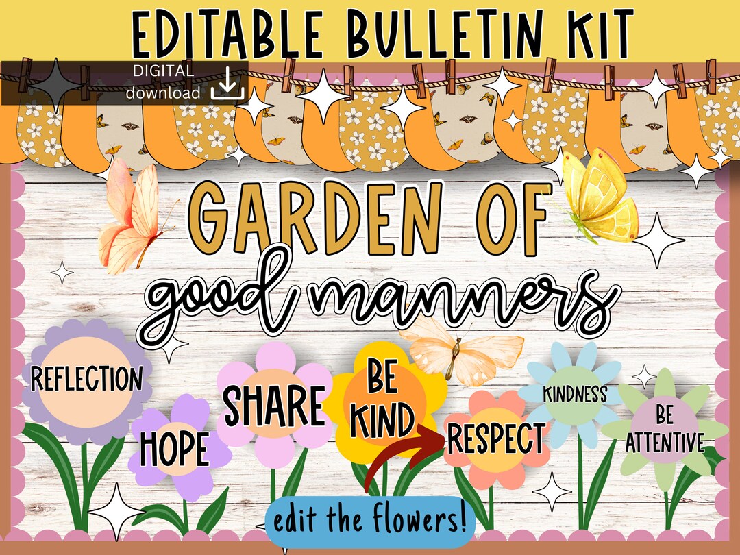 Kindness Bulletin Board | Spring Bulletin Board | Positive Classroom ...