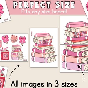 Library Valentine Bulletin Board | Books Bulletin Kit | Reading ...