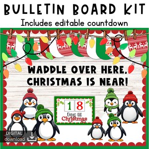 Christmas Countdown Display | Christmas Calendar | Christmas Bulletin ...