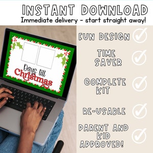 Reindeer Classroom Decor Printable | Children’s Faces Bulletin Board ...