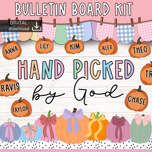 Religious Fall Bulletin Board | Autumn Christian Bulletin Board ...