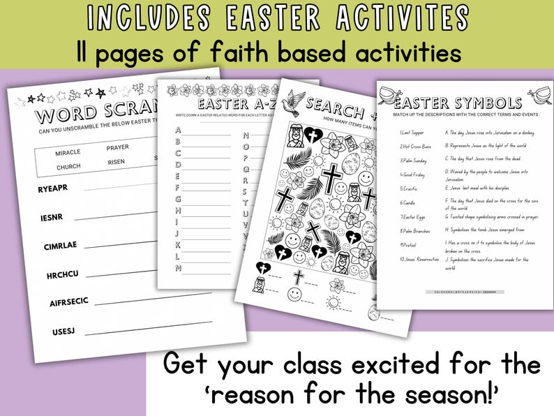 He is Risen Easter Bulletin Board: Christian Classroom Decor (digital ...