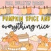 Pumpkin Spice Bulletin Board Kit | Fall Decor Bulletin Board | Digital ...