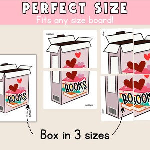 Library Valentine Bulletin Board | Love Hearts Bulletin Kit | Reading ...