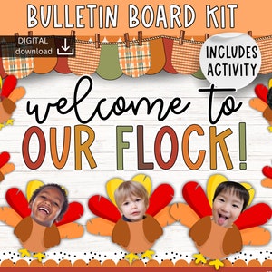 Thanksgiving Bulletin Board Kit | Classroom Decor for Thanksgiving ...