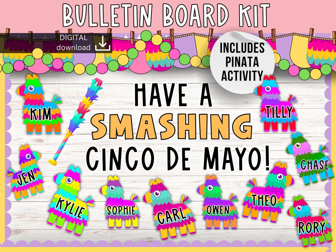 Cinco De Mayo Bulletin Board | May Bulletin Board | Fiesta Bulletin ...
