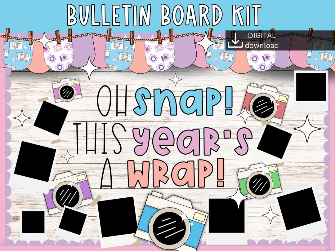 End of Year Bulletin Board | Memories Bulletin Board | Photos Bulletin ...