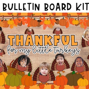 Thanksgiving Bulletin Board Kit | Classroom Decor for Thanksgiving ...