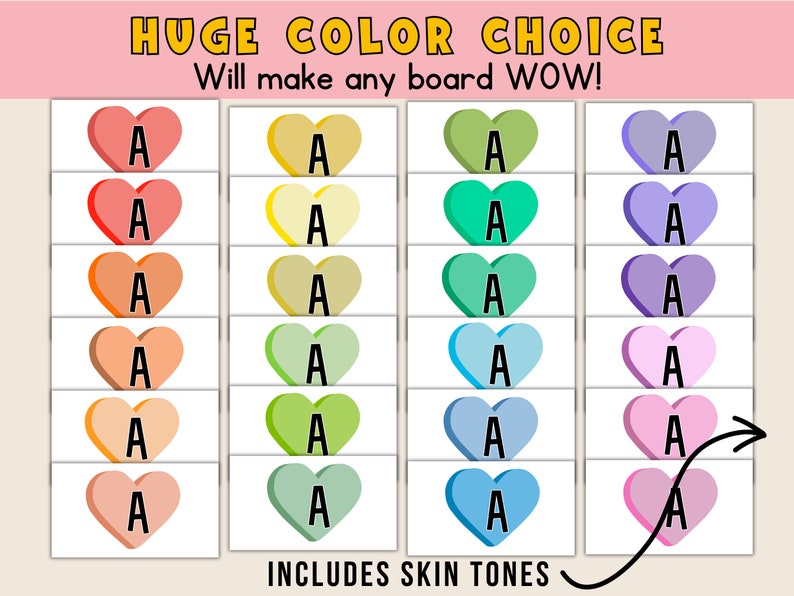 Printable Bulletin Board Lettering | Valentine Display Lettering ...