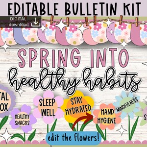 Spring Bulletin Board | Health Bulletin Board | Nurse Bulletin Board ...