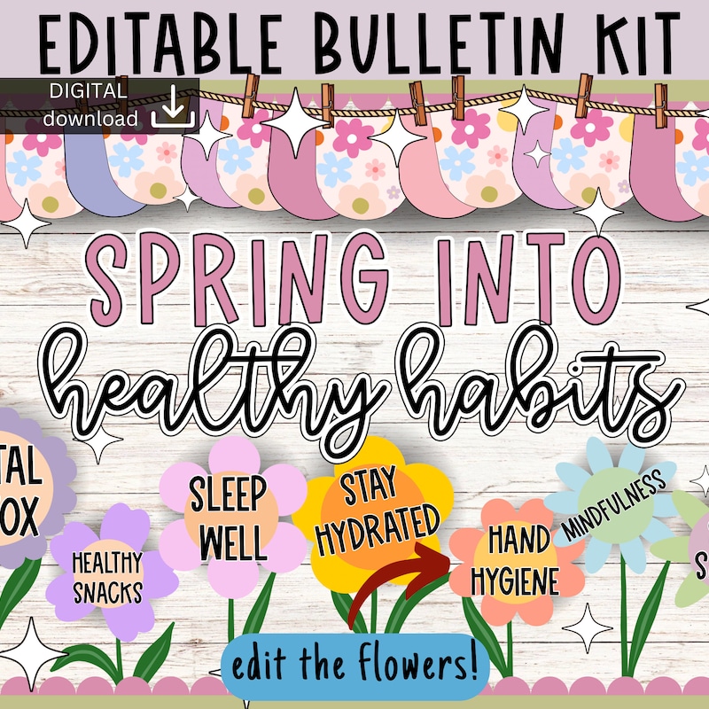 Spring Nurse Bulletin Board - Etsy