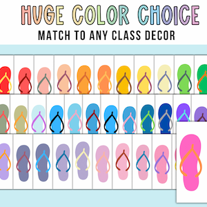 Summer Countdown Bulletin Board | Flip Flop Bulletin Board | Seaside ...