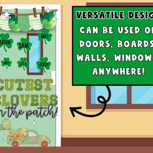 St Patrick’s Day Bulletin Board | Clovers Bulletin Board | Easy ...