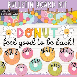 Welcome Back Bulletin Board | August Bulletin Board | New Year Bulletin ...