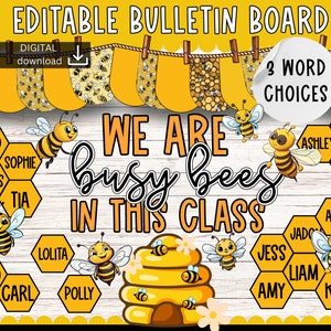 New Year Bulletin Board | Bee Bulletin Board | Children's Faces ...