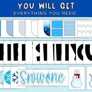 Snowman Bulletin Board Kit | Classroom Decor for Winter | Digital ...