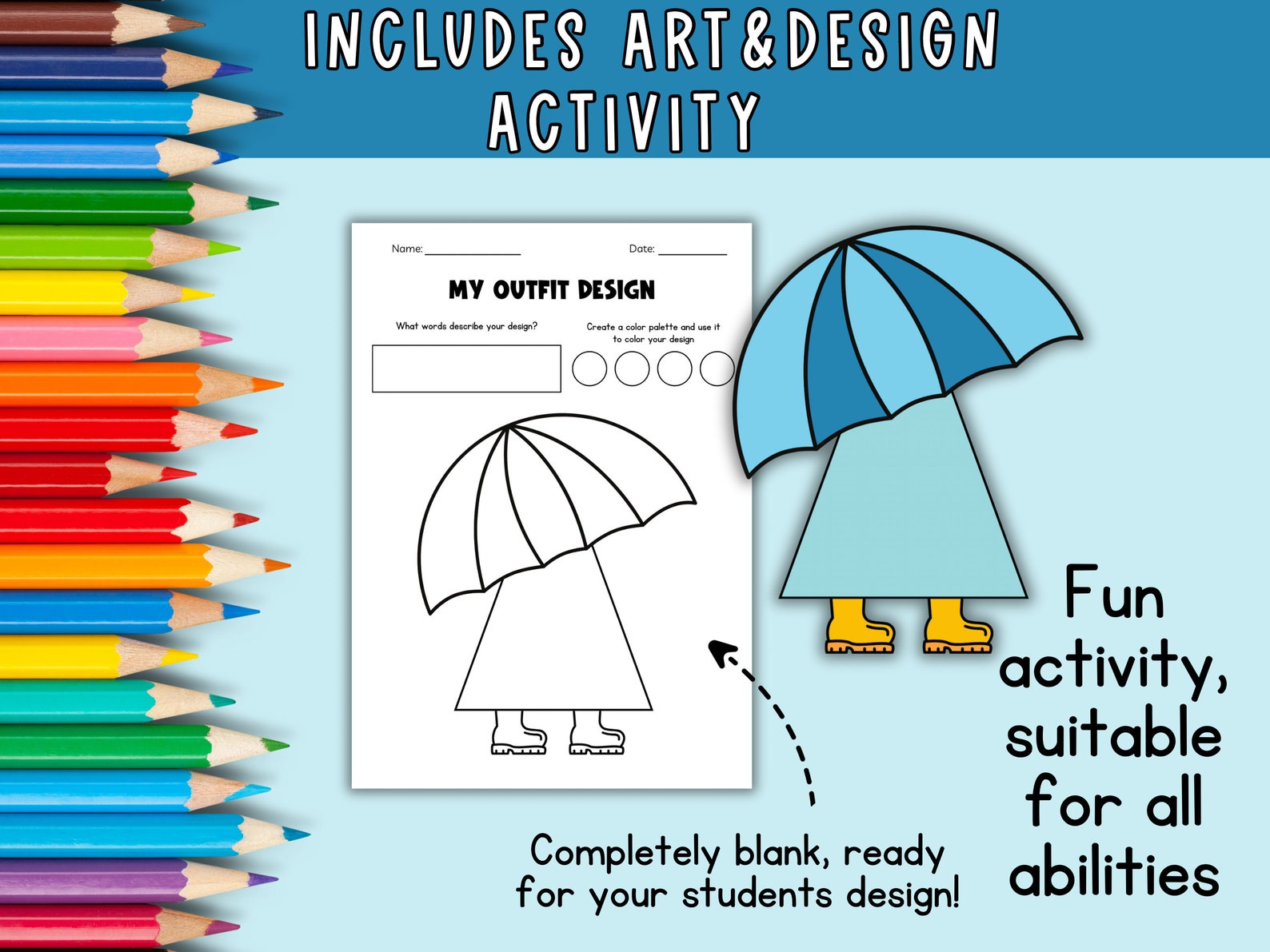 Spring Bulletin Board | April Showers Bulletin | Pastel Classroom Decor ...