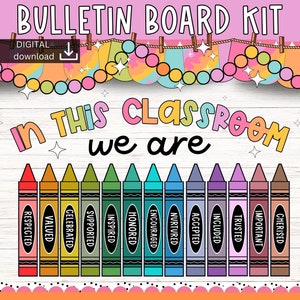 Back to School Bulletin | Easy Door Decor | August Bulletin Board ...