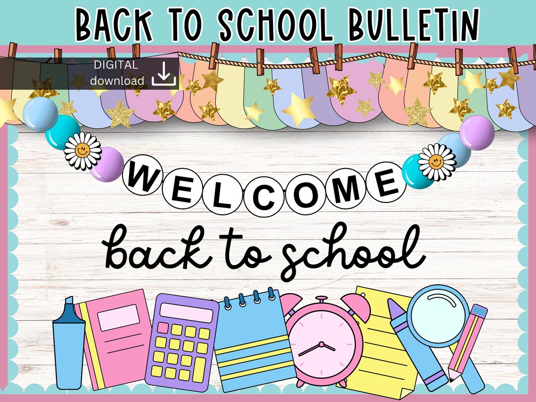 Friendship Bracelet Bulletin | Back to School Decor | Bulletin Kit ...