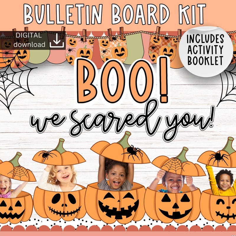 Halloween Door Decor Spooky - Etsy