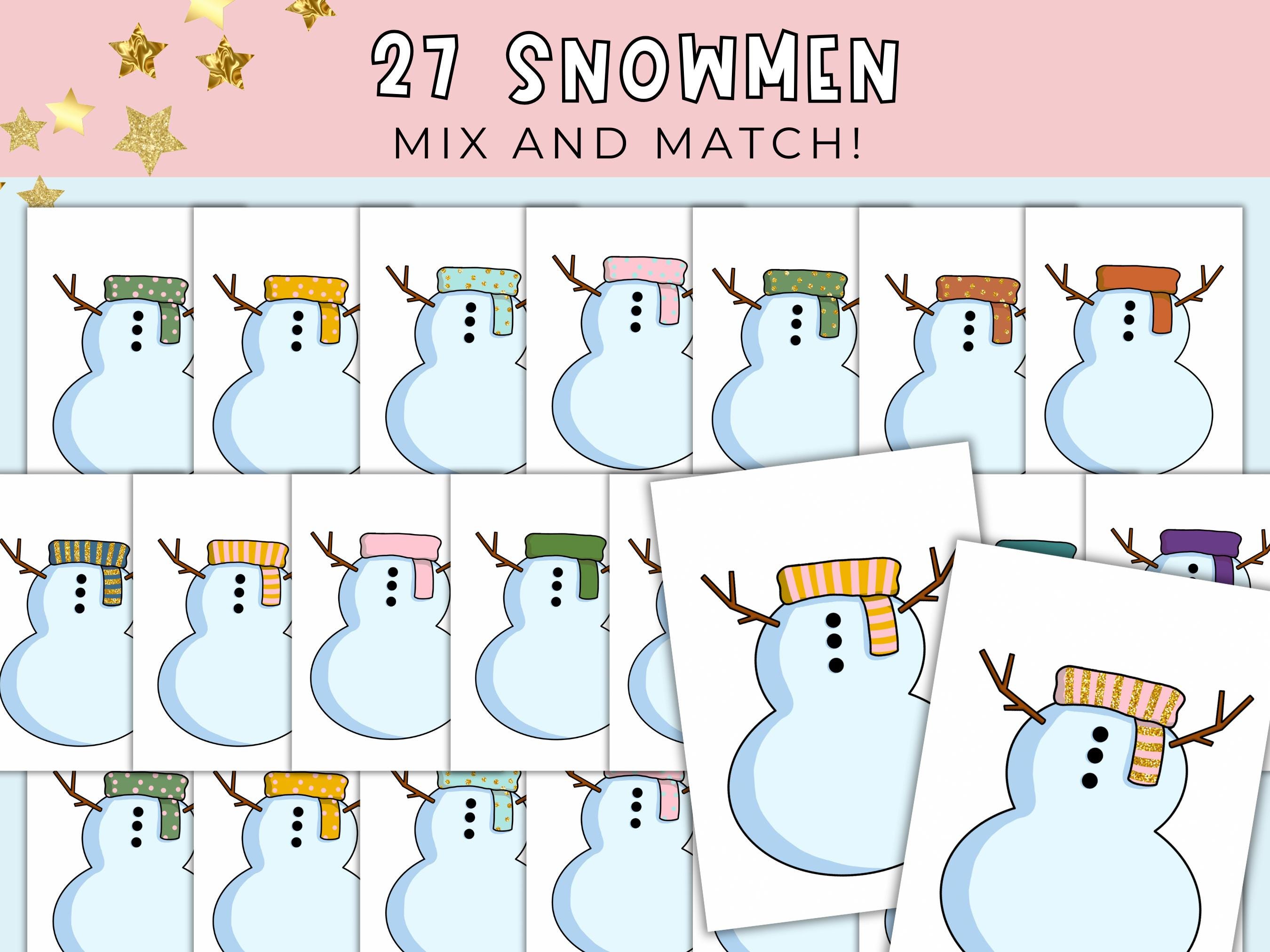 Snowman Bulletin Board Kit | Classroom Decor for Winter | Childrens ...