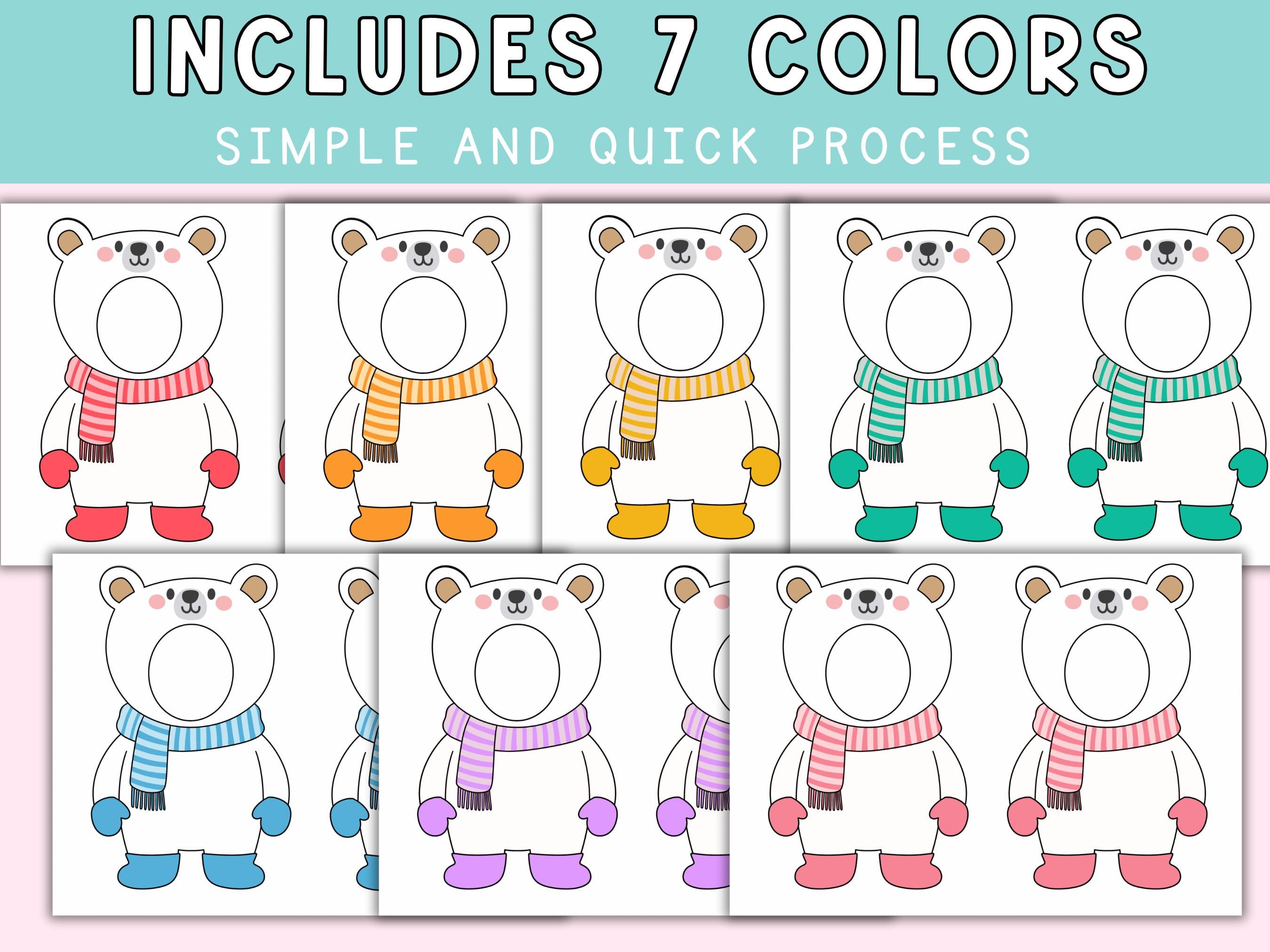 Polar Bear Bulletin Board Kit | Classroom Decor for Winter | Christmas ...