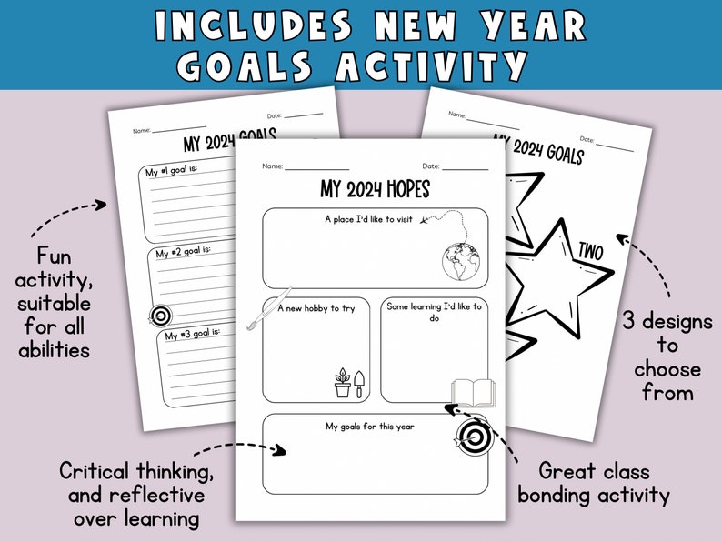 New Year Bulletin Board | January Classroom Decor | Plants Bulletin ...