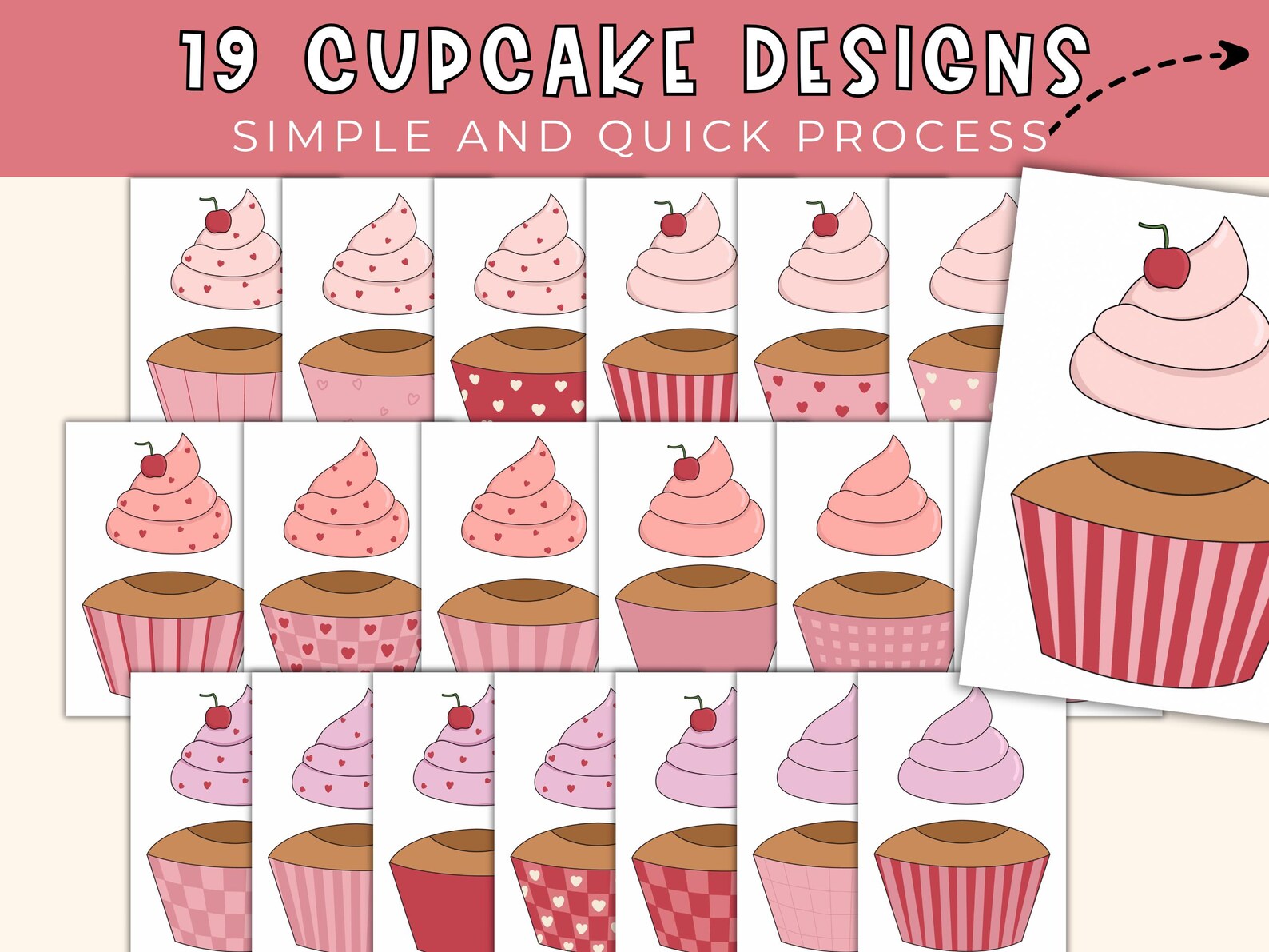 Valentine Bulletin Board | Cupcakes Bulletin Kit | Cute Display Decor ...