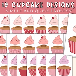 Valentine Bulletin Board | Cupcakes Bulletin Kit | Cute Display Decor ...
