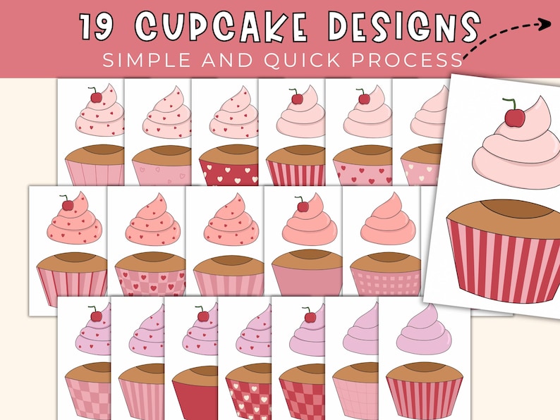 Valentine Bulletin Board | Cupcakes Bulletin Kit | Cute Display Decor ...