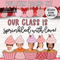Valentine's Day Bulletin Board Ideas February Bulletin Board Kit ...
