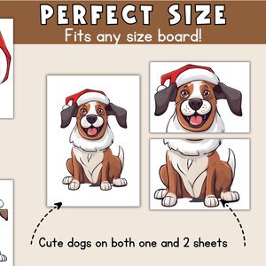 Dogs Bulletin Board | Christmas Classroom Decor | Puppy Bulletin Board ...