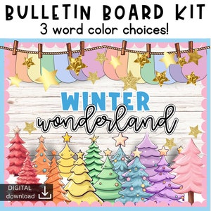 Christmas Bulletin Board | Christmas Tree Bulletin Board | Easy ...