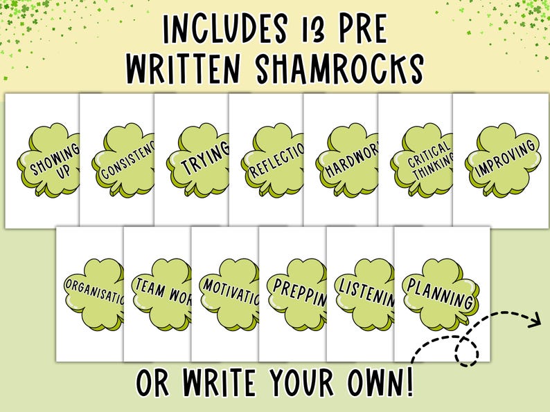 St Patrick’s Day Bulletin Board | Shamrock Bulletin Board | Editable ...