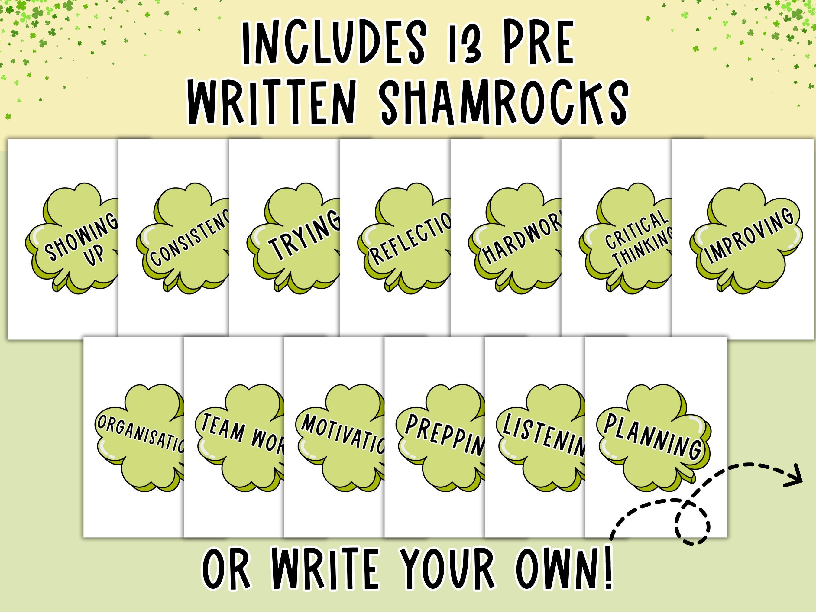 St Patrick’s Day Bulletin Board | Shamrock Bulletin Board | Editable ...