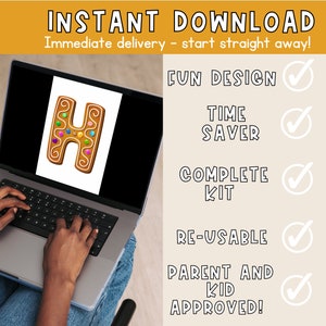 Gingerbread Bulletin Board | Christmas Bulletin Board | Editable ...