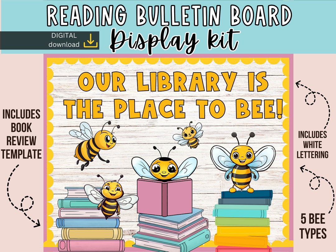 Reading Bulletin Board | Reading Corner Display | Spring Bulletin Board ...