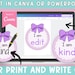 Coquette Classroom Affirmation Station: Mental Health Decor (printable ...