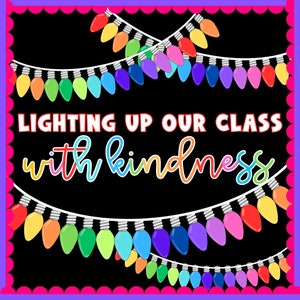 Christmas Classroom Decor Printable | Kindness Bulletin Board Decor ...